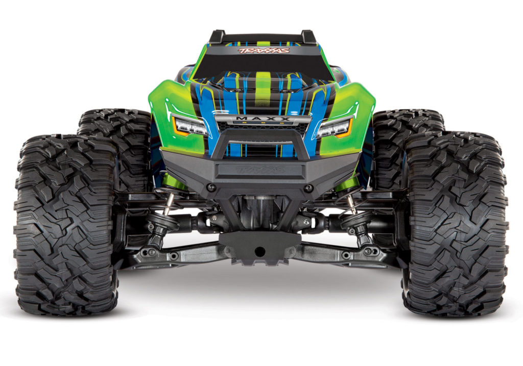 TRAXXAS Maxx 4S widemaxx vert avec accu 4s 6700 et chargeur s65 sky rc ...
